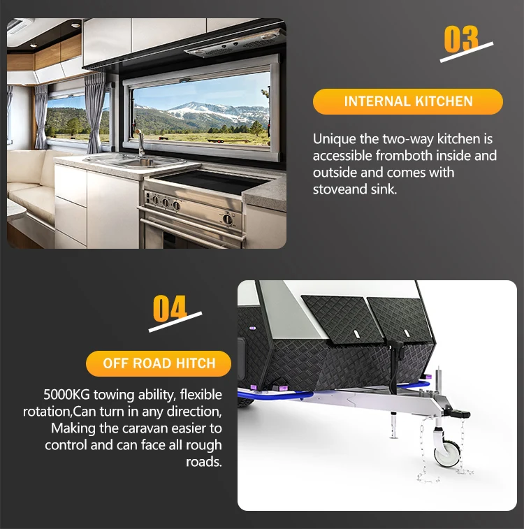 Modular Travel Trailer Home - off-Road Caravan Hot Sale