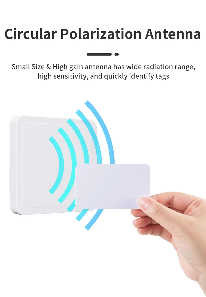 Fonkan 12dbi UHF RFID Antenna - 15M Long Range Performance