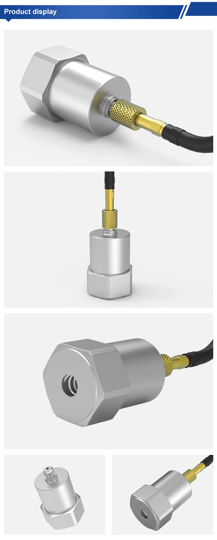BYDPD0100 BIEDAS Piezoelectric Accelerometer Shear Structure Universal ...