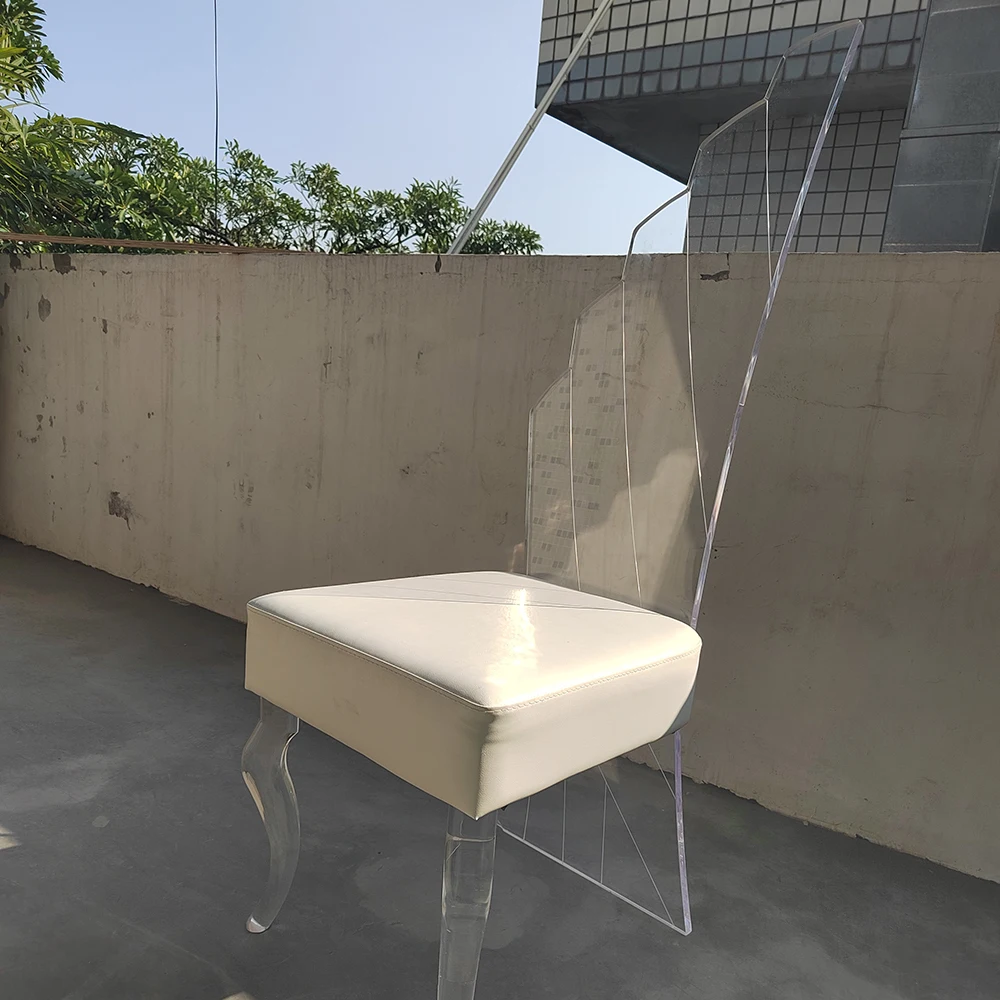Acrylic Event Chair Modern Luxury Library Wedding Party Dinning Room ...