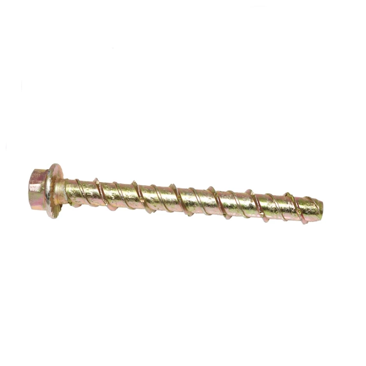 Hex Flange Threaded Rod Anchor Masonry Screws Self Drilling Concrete ...