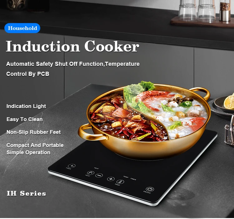 Touch Control Various Cooking Functions Ultra-thin Design Cook Top ...