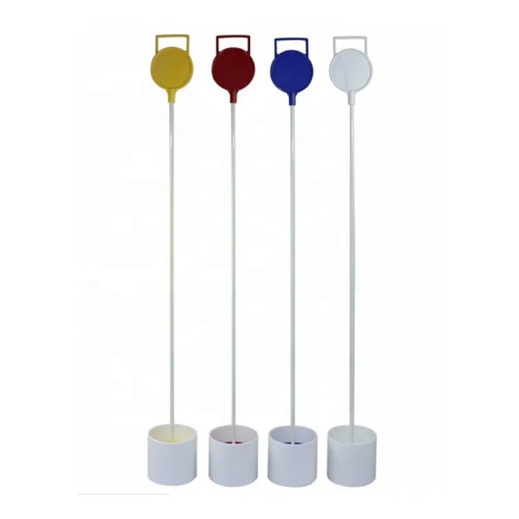 Green Marker Golf Pole Pin Flagpole With Hole Cup For Putting Or ...
