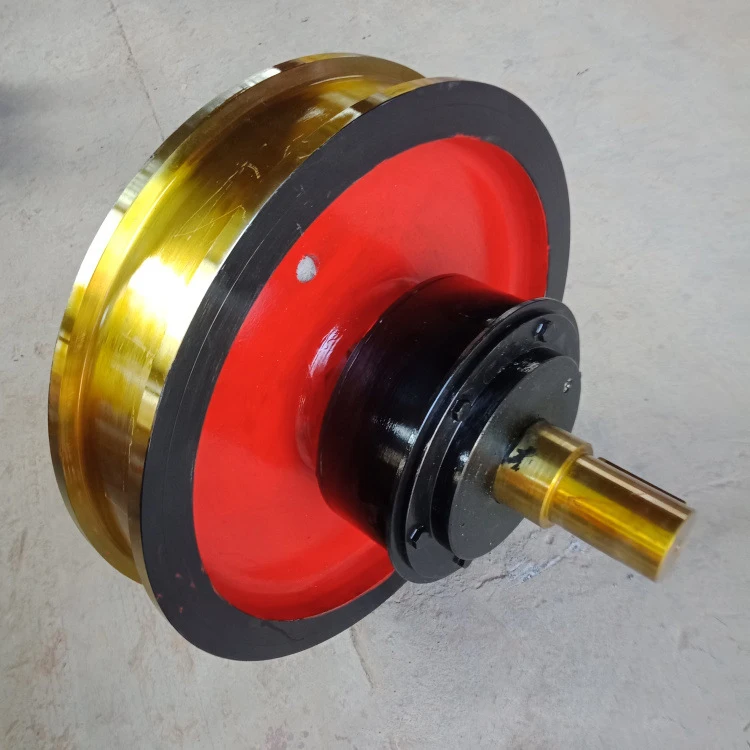 Heavy Duty Forged Steel Gantry Crane Rail Wheel Overhead Crane Driving ...