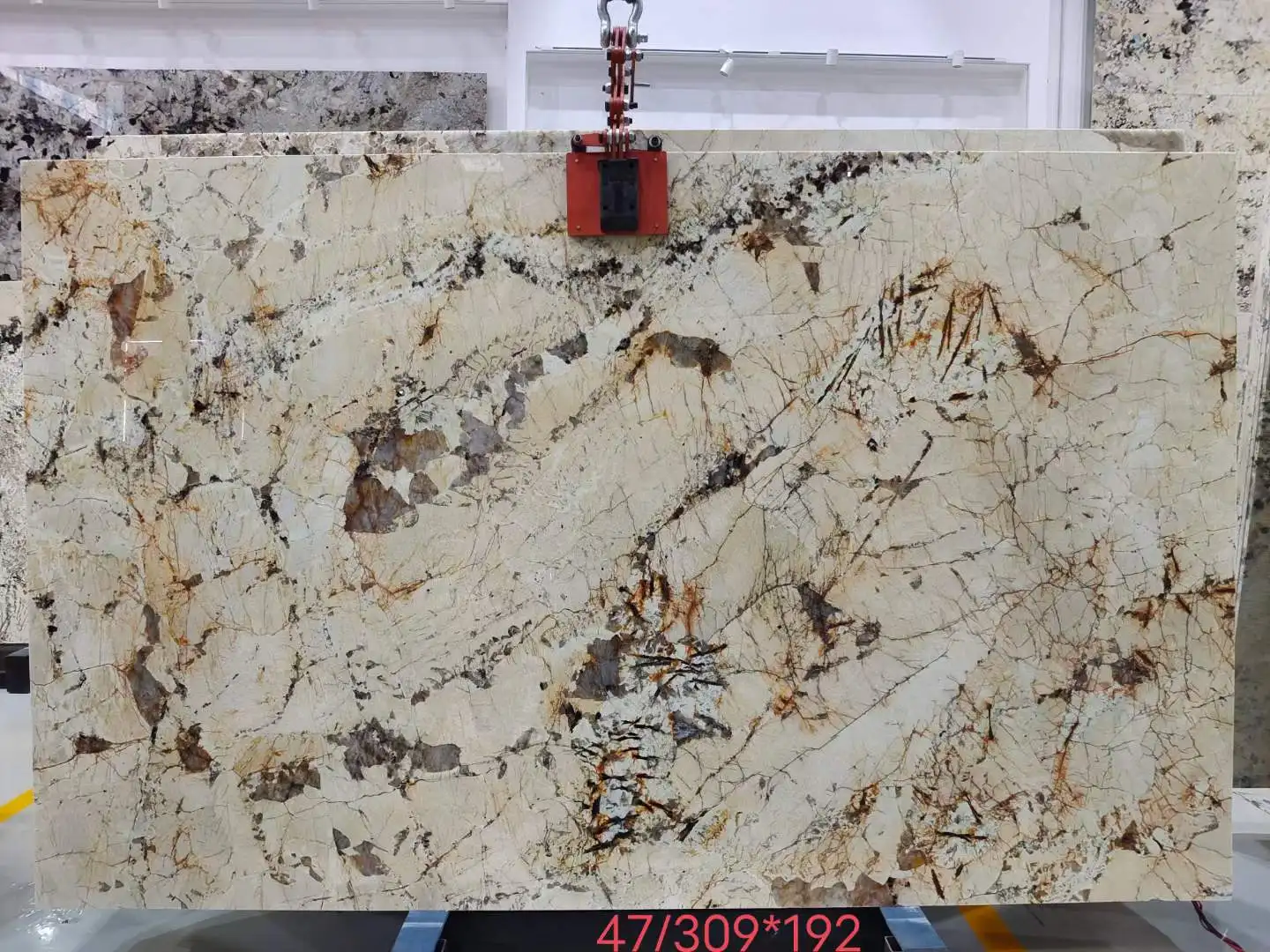 Luxury Stone Brazilian Pandora Marble Pandora White Marble Slab ...