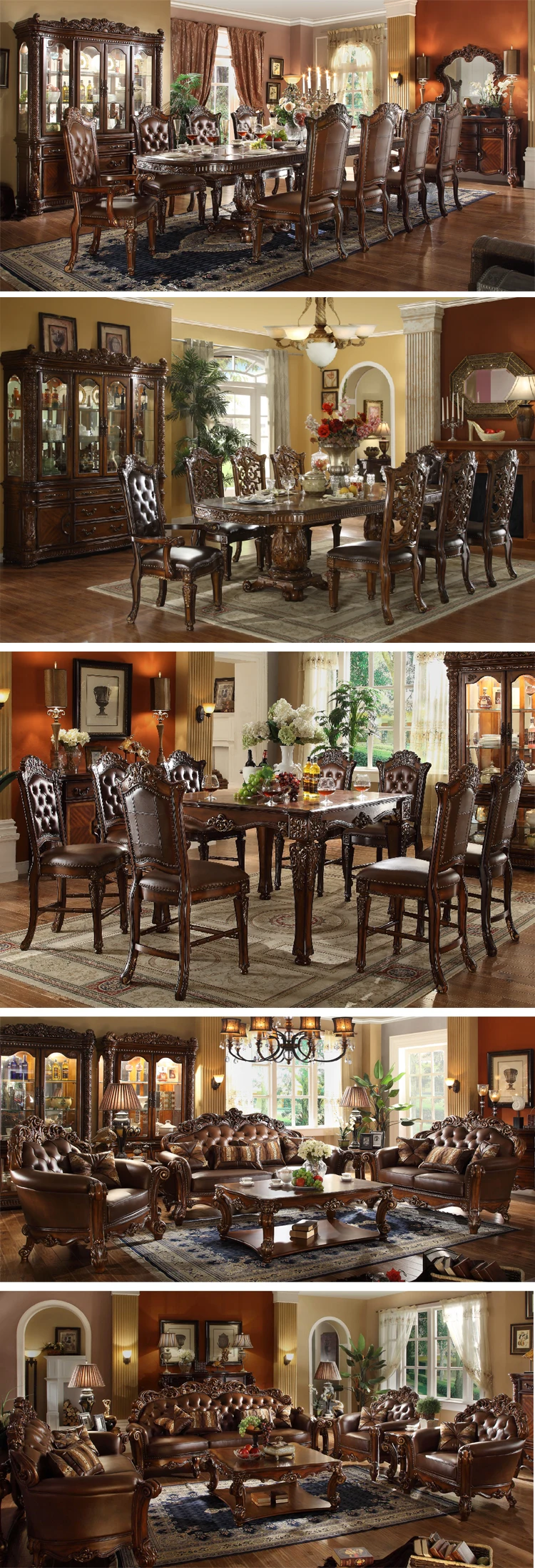 American Style Philippine Dining Table Set - Elegant & Durable