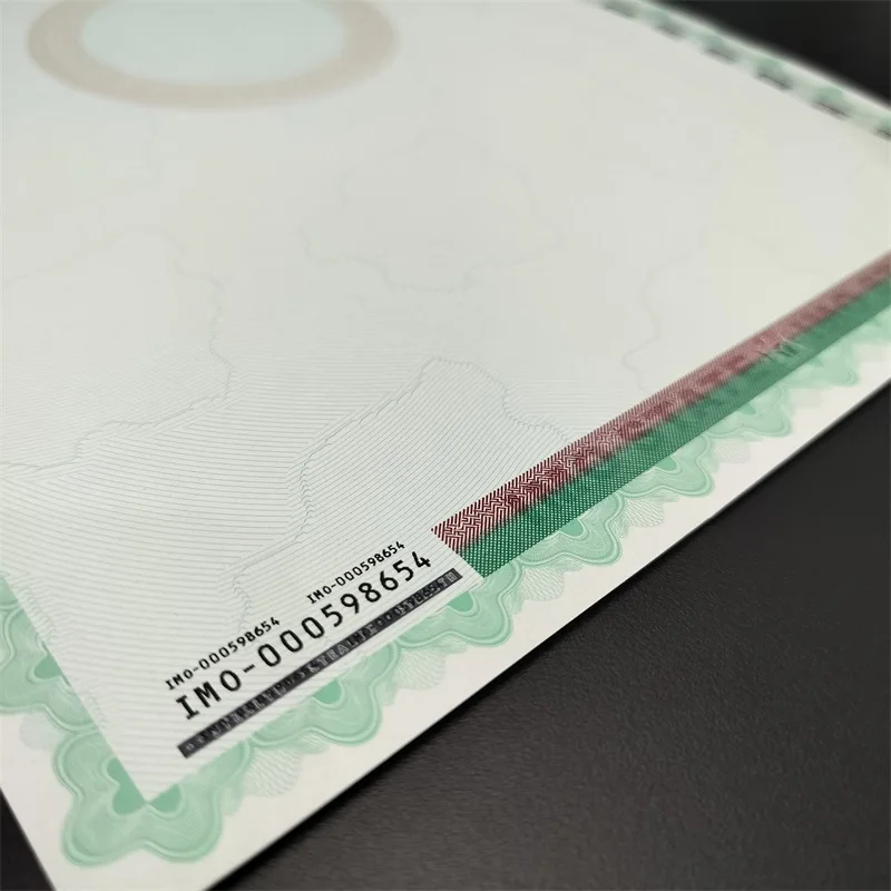 Certificate of Authenticity Origin Anti-counterfeiting Hologram Degree Certificate Printing ...