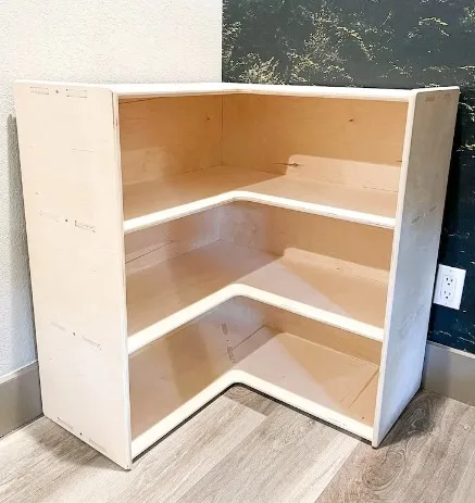 Montessori Toddler Corner Toy Shelf Montessori Wooden Furniture Nursery ...