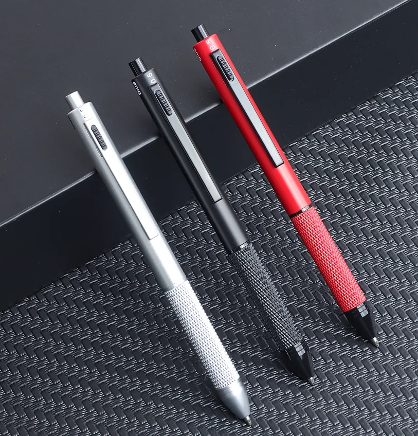 4 In 1 Multicolor Metal Pen Retractable Gravity Sensing Ballpoint Pens ...
