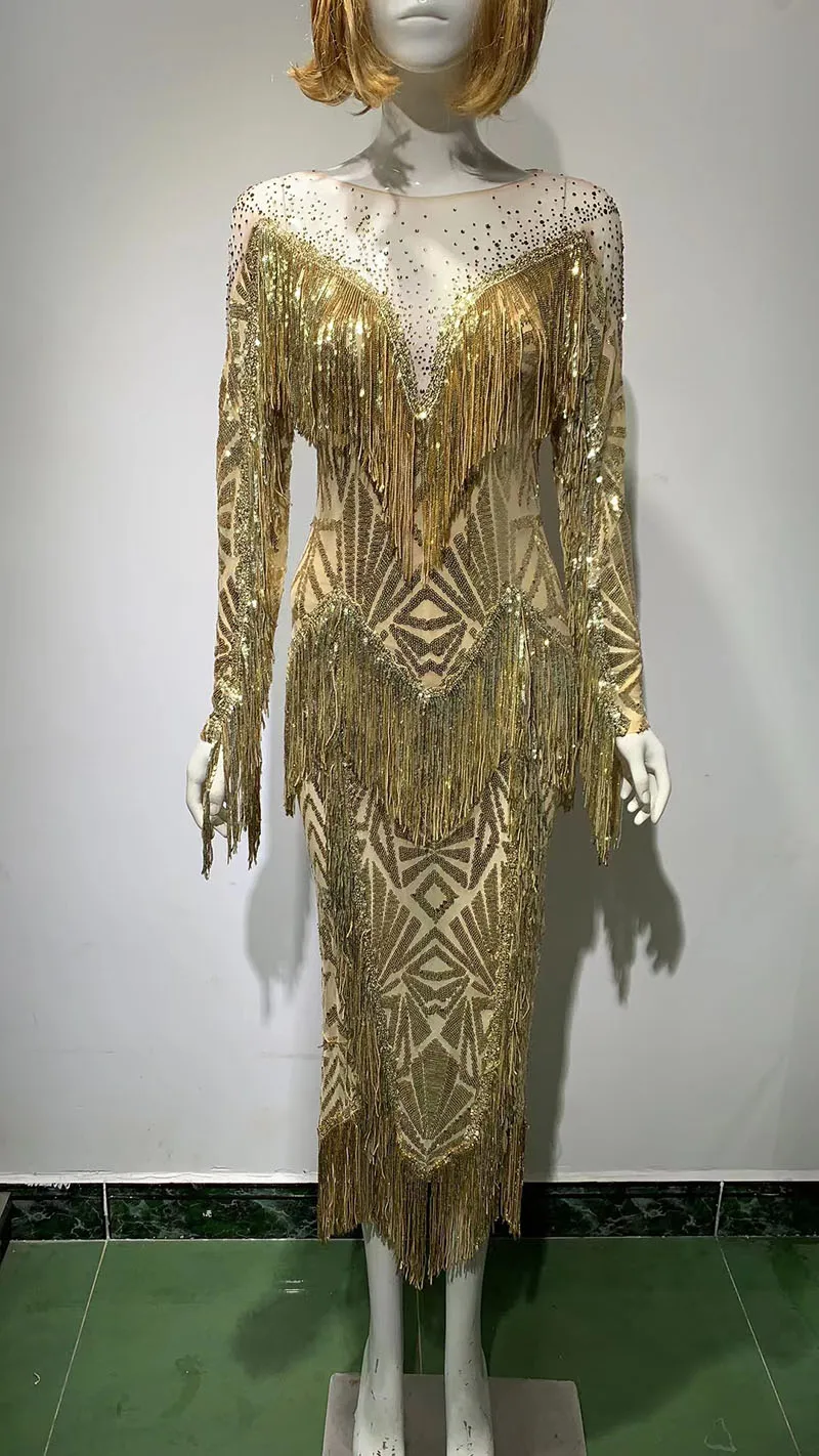 Novance F2916 Womens Club Outfits 2021 Sparkly Rhinestone Hot Sexy ...