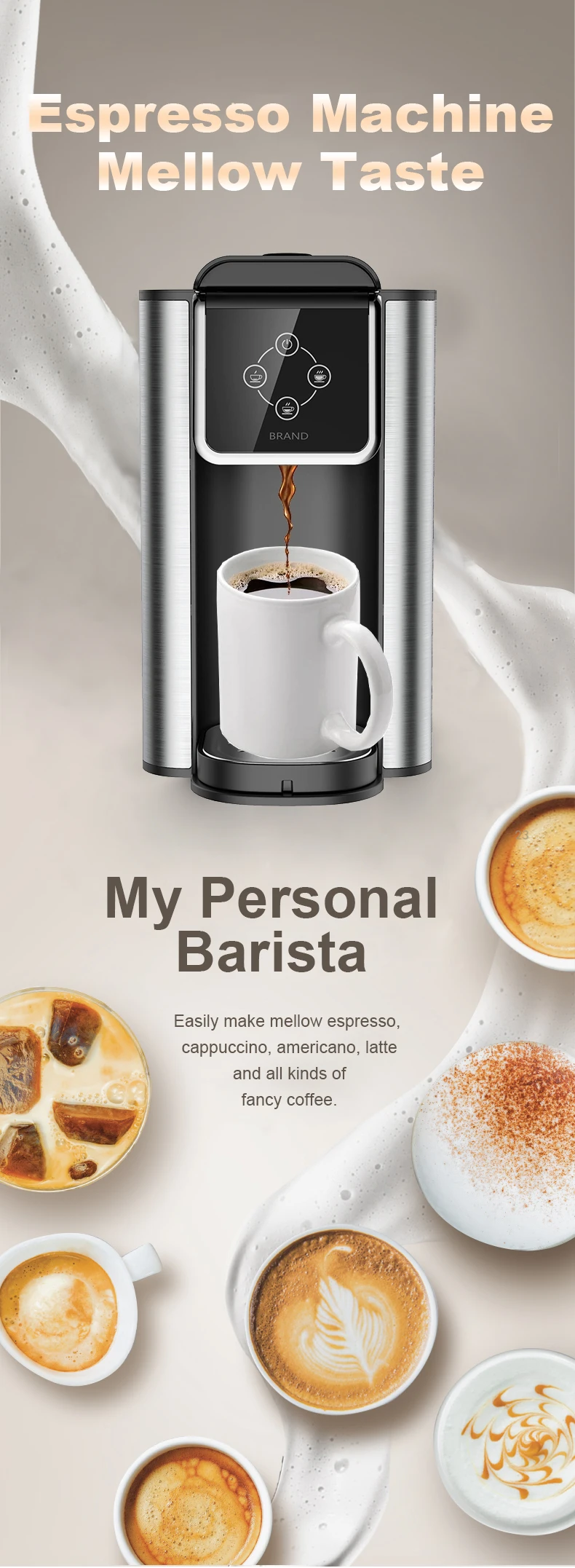 3 in 1 Multi-function Coffee Espresso Machine Makers Restaurant ...