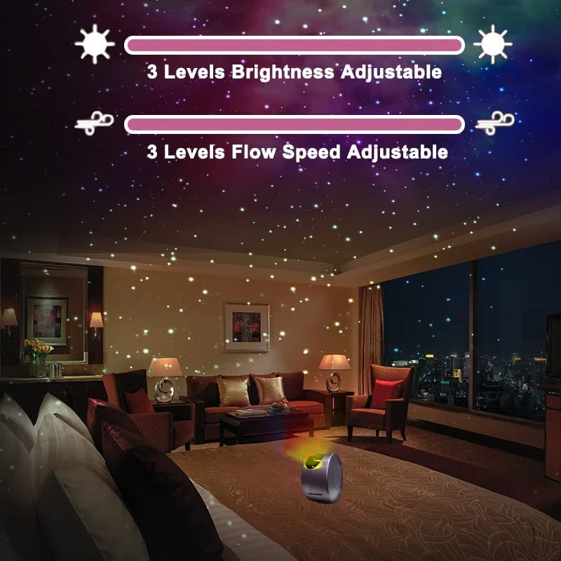 Newish Smart Laser Galaxy Star Night Light Nebula Cloud Projector Lamp ...