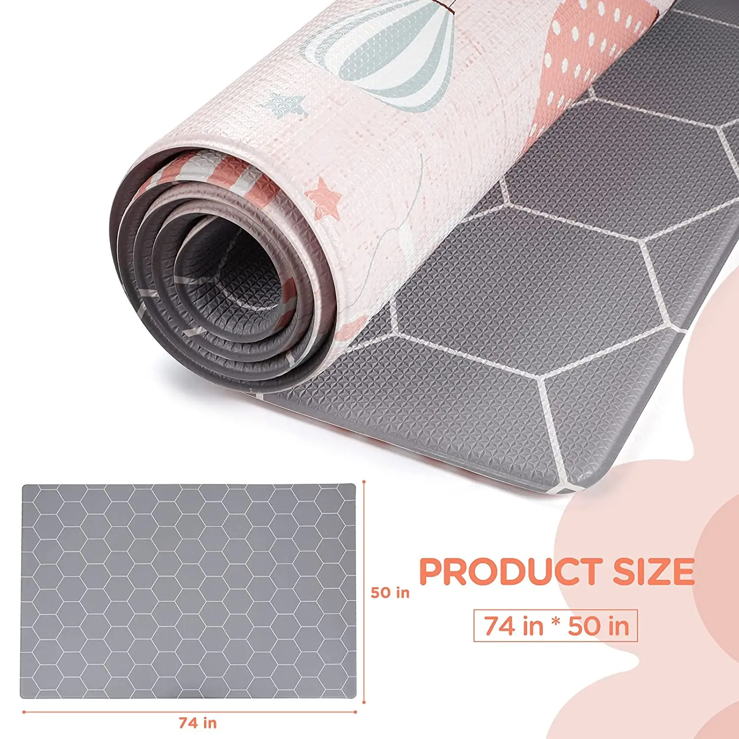 New Product Esty Skin-friendly Non Toxic Eco PVC Indoor Soft Crawling ...