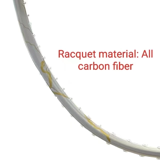 Professional 4u Attack Badminton Racket With Pu Grip And All Carbon ...