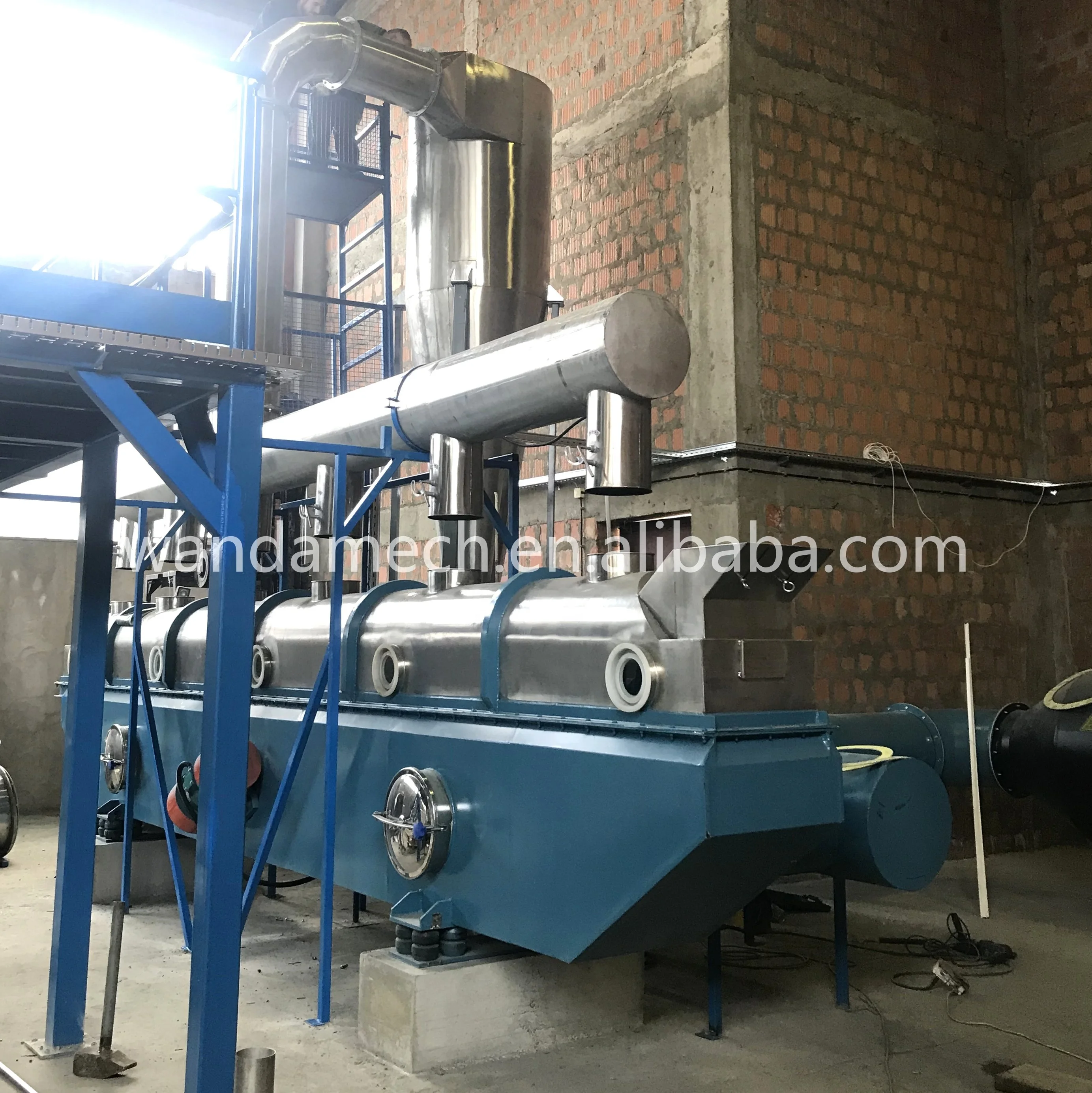 High Efficiency Low Cost Vibrating Fluidized Bed Dryer