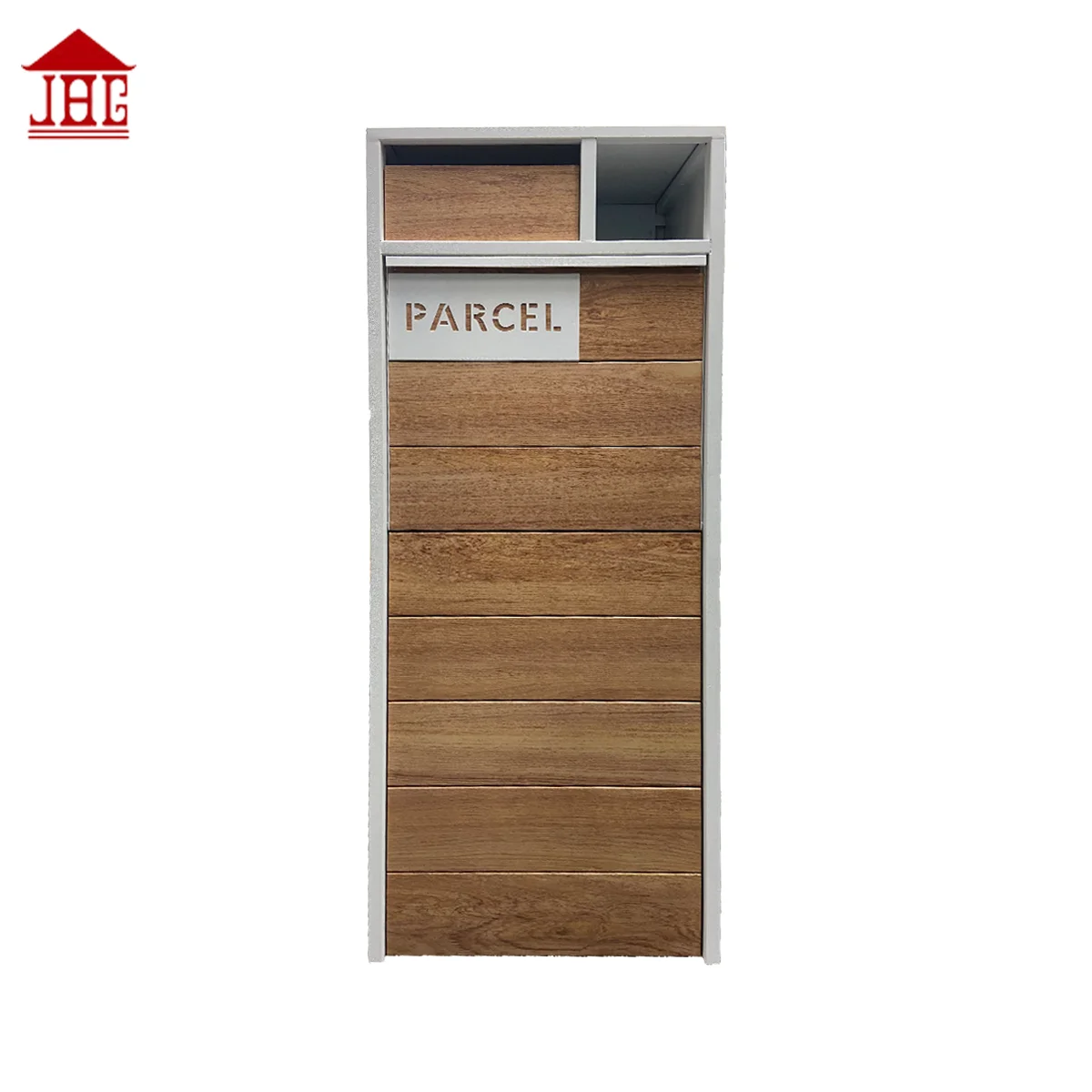 High Quality Wood Grain Galvanized Steel Freestanding Garden Outdoor ...