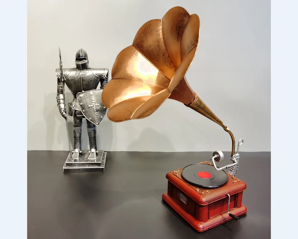 Retro Old Record Phonograph Model Nostalgic Living Room Soft ...