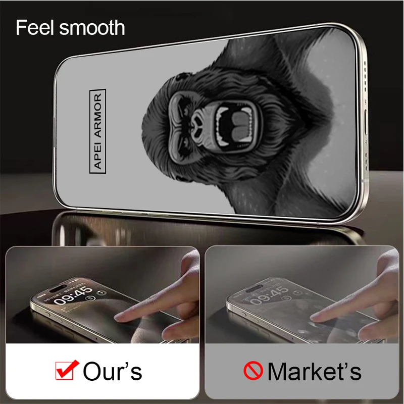 9H ESD Unbreakable Tempered Glass Privacy Screen Protector for iPhone ...
