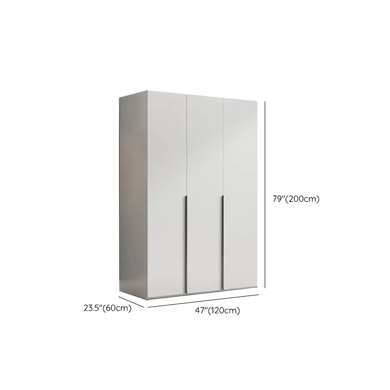 Modern Clothes Cabinet Simple Wardrobe Wooden Bedroom Wardrobe White Closet Organizers Easy ...