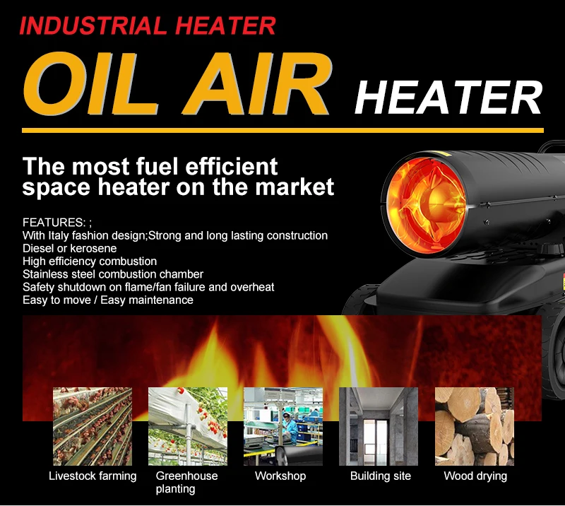 Wholesale Industrial Liquid Diesel Inbuilt Air Heater For Green Houses - Buy Oil Heater ...