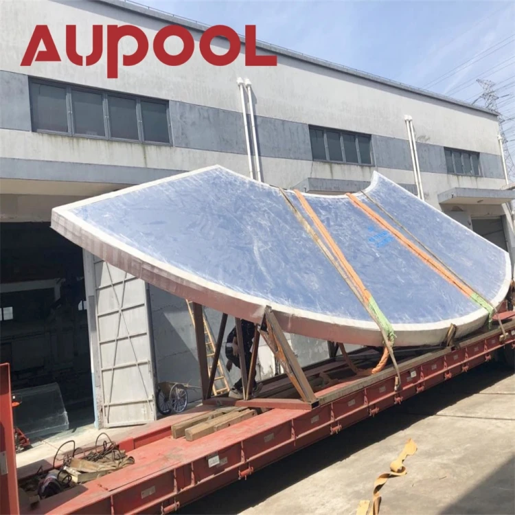 Aupool Unbreakable Plexiglass Acrylic Transparent Polyester Swimming ...