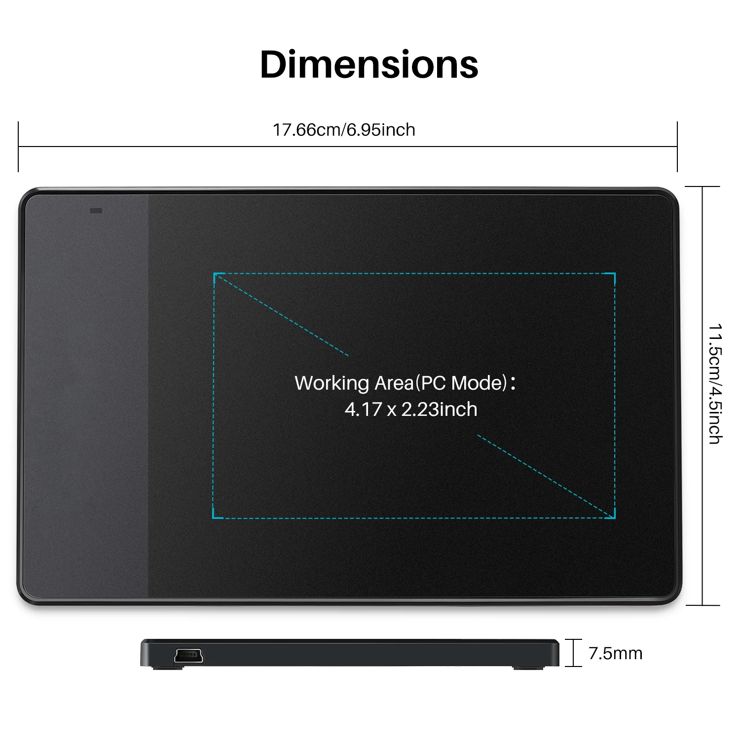 Huion 420 Drawing Tablet - Precision for PC Artistry