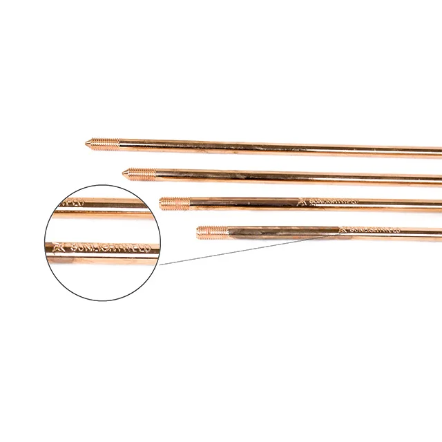 Factory Price Copper Bonded Steel Earthing Rod Grounding Conductor ...