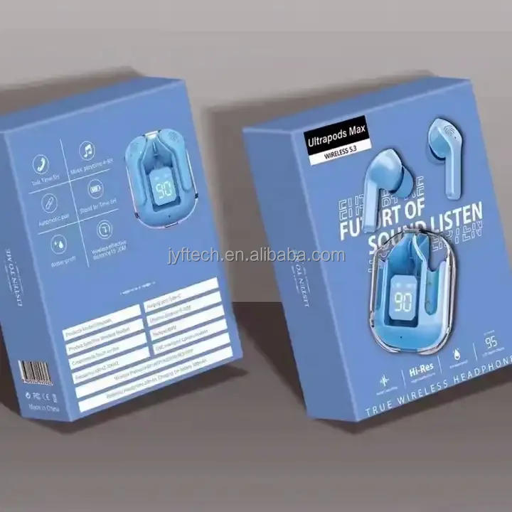 Ultrapods Max Crystal Portable Bt Led Display Ultrapods Pro Mini ...