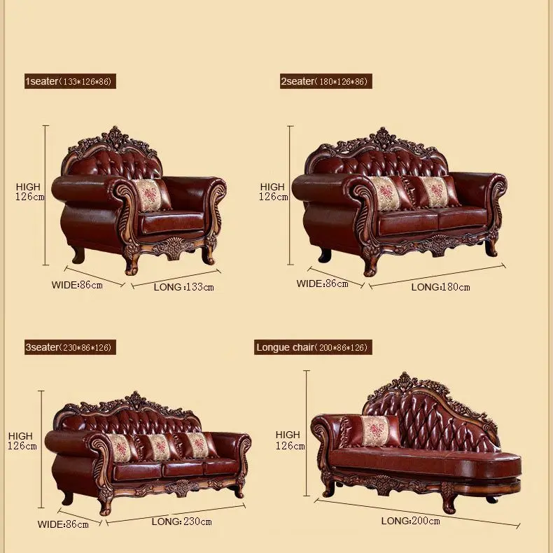 Royal Classic Turkish Style Sofa Furniture Luxury Living Room