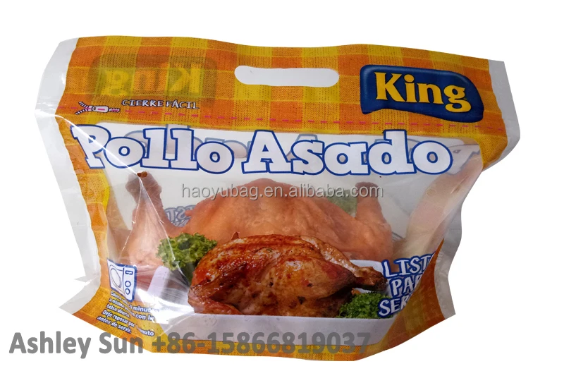 Grease Proof Hot Roasted Chicken Microwave Bag,Stand Up Whole Grilled ...