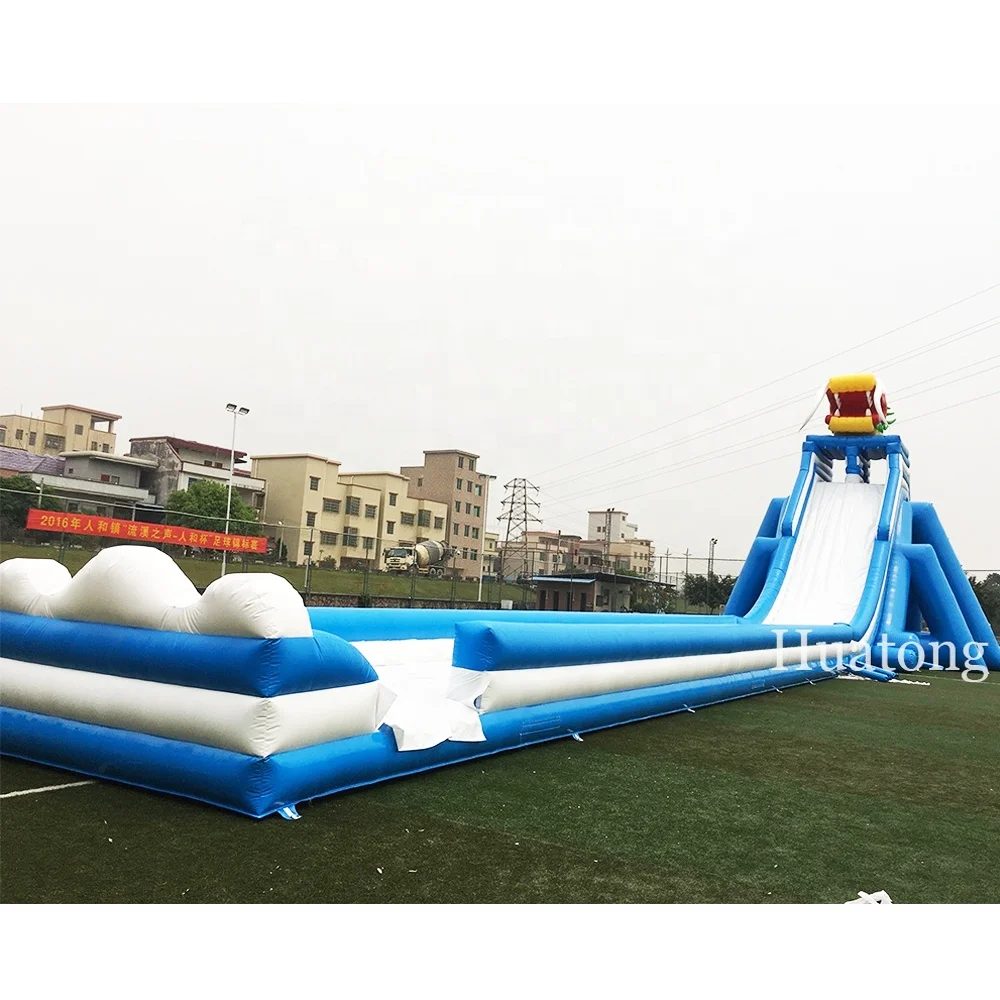 Large Movable Dragon Slide Inflatable Dry Pool Slide for Amusement Park ...