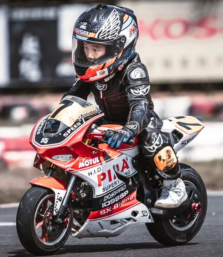 KXD010 GP Pocket Bike - 60CC 4 Stroke E-Start Mini Dirt Bike for Kids