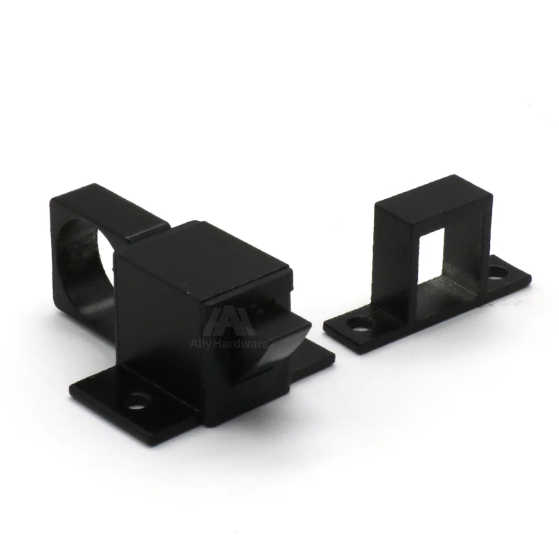 Aluminium Alloy Black Flush Bolt Sliding Door Finger Catch Latch - Buy ...