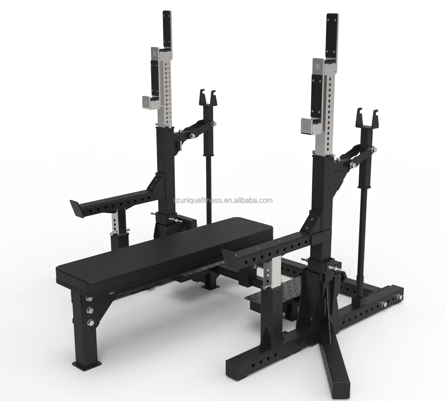 3x3 Squat Steering Fitness Power Rack - IPF Competition Bench