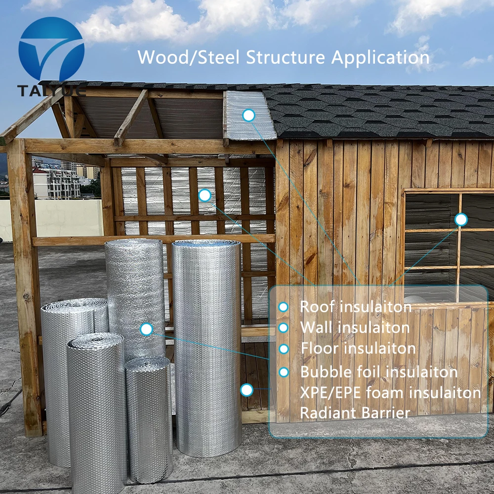Reflective Insulation Rolls Foam Core Radiant Barrier Aluminum Xpe Foam ...