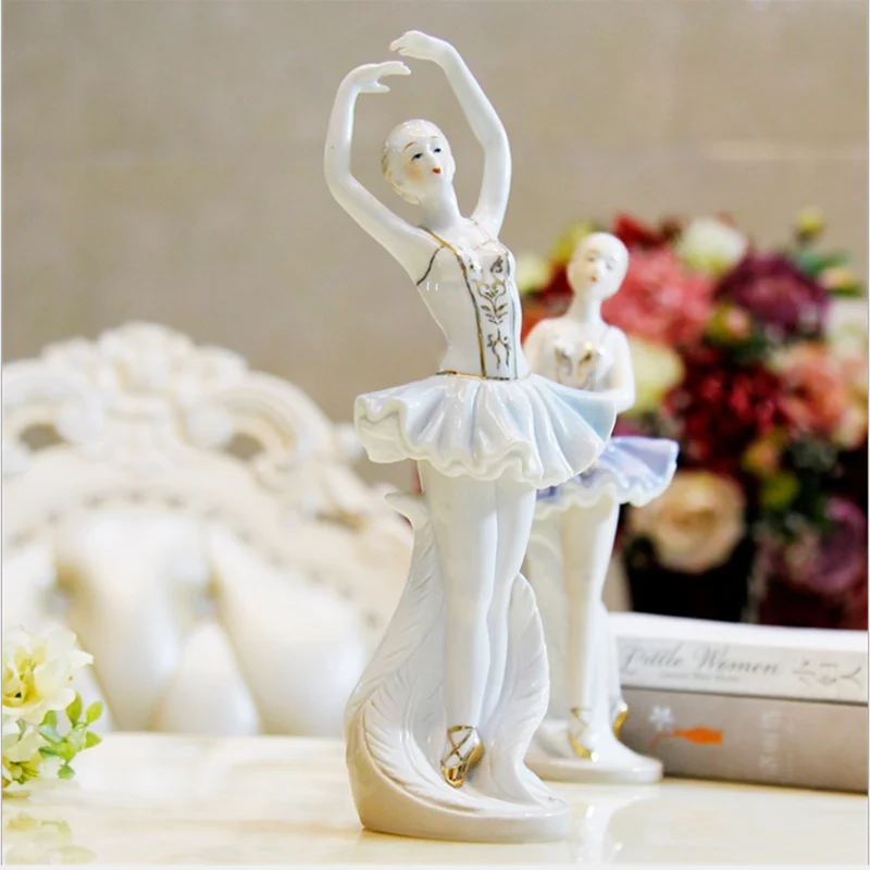Ceramic Home Decor - Ballet Dancer Figurine by Bebon