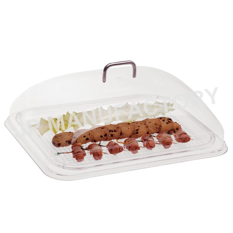 Clear Plastic Dome Cover 18.5 Inch Bread Food Cover Big Polycarbonate ...