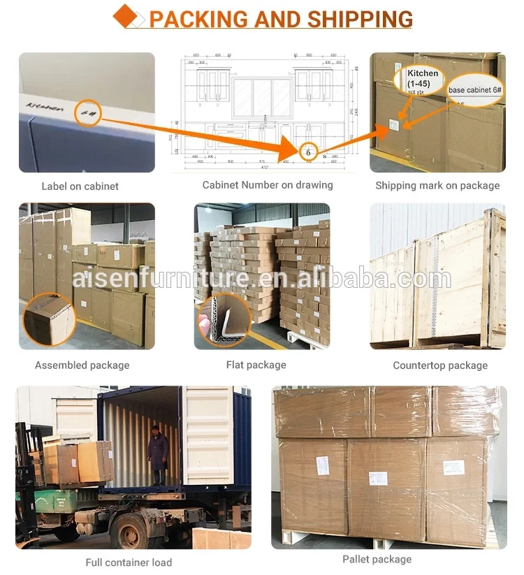 Wholesale Custom European Shaker Style Solid Wood Kitchen Cabinets ...