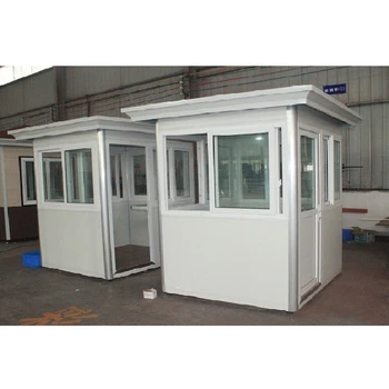 Safe Metal Shack Sentry Box Portable Temporary Kiosk Security Cabin ...
