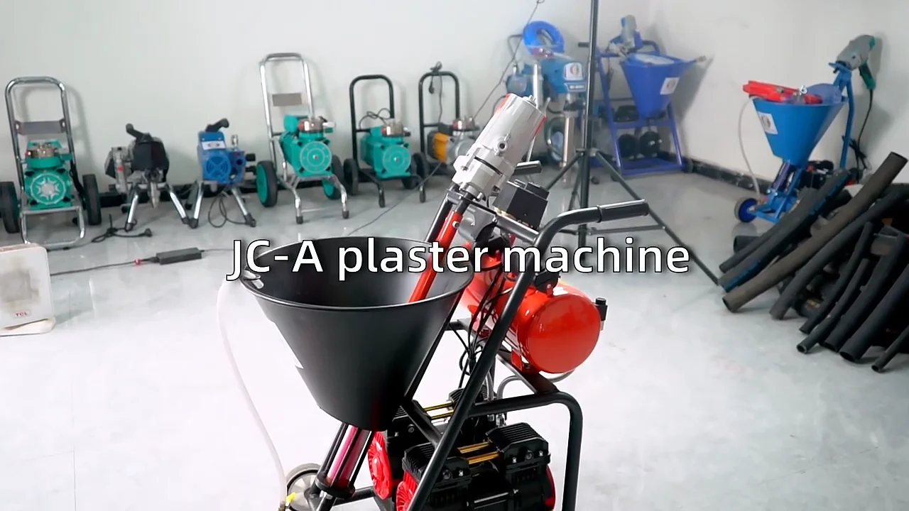 Jc-a Double Pressure Cement Plastering Machine New High-efficiency ...