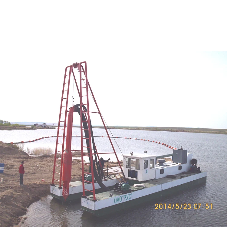 Dredge with Diesel Engine Sand Pump Water Jet Function and Discharge ...