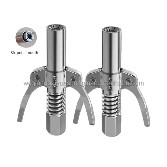 Quick Release Spring Loaded Grease Gun Coupler Fits All Grease Gun ...