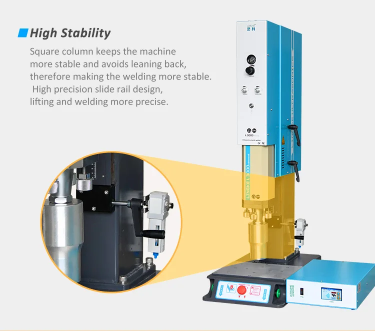 20khz 2600w Lingke High Precision For Welding Toner Drum Ultrasonic ...