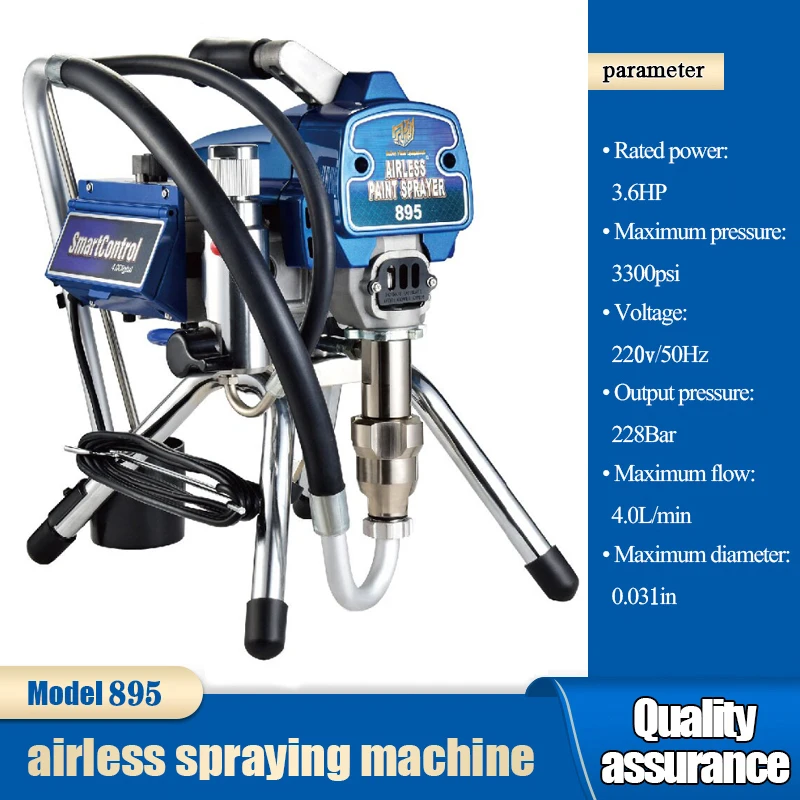 220v 50hz 395 495 595 695 1095 Professional Airless Paint Sprayer With ...