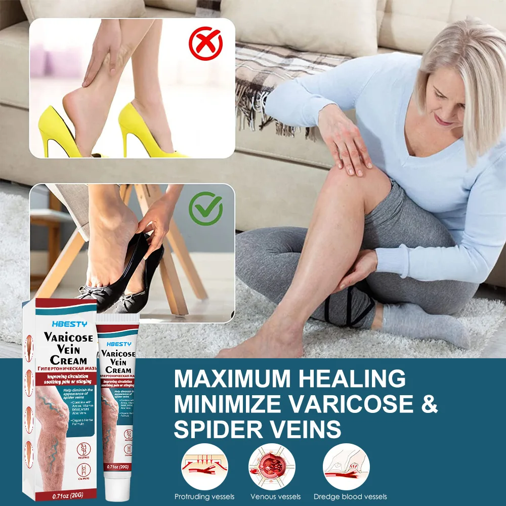 Leg Meridians Relaxation Cream - Natural Organic Vein Repair Cream for ...