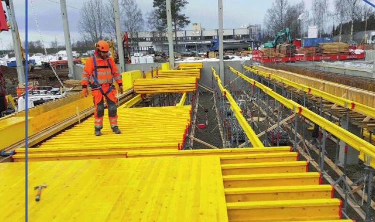 3 Ply Yellow Shuttering Plywood - Durable Formwork Panels