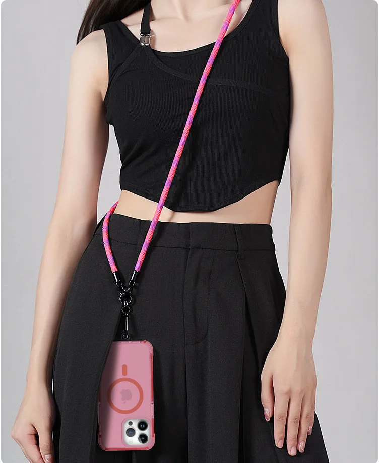 Wowcase 2024 New Fashion Detachable Strap Necklace Lanyard Crossbody ...