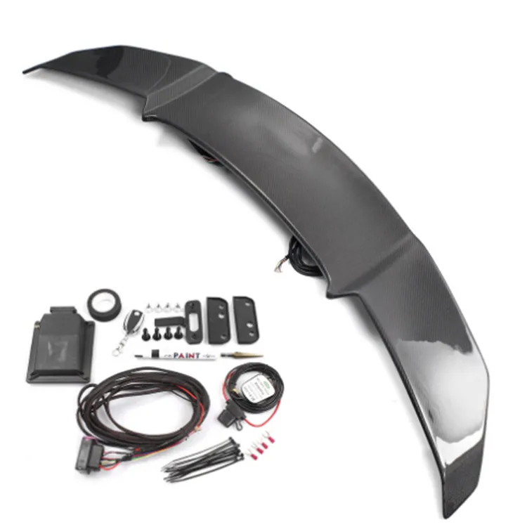 Universal Electric Automatic Rear Spoiler Carbon Fiber Gt Style ...