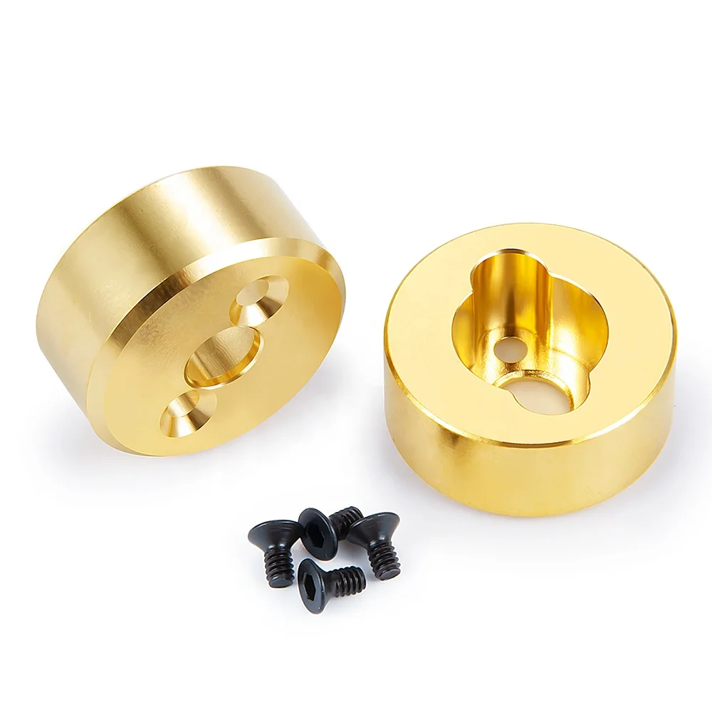 Rc Car Upgraded Rear Axle Brass Counterweight For 1/18 Trx4m Bronco ...