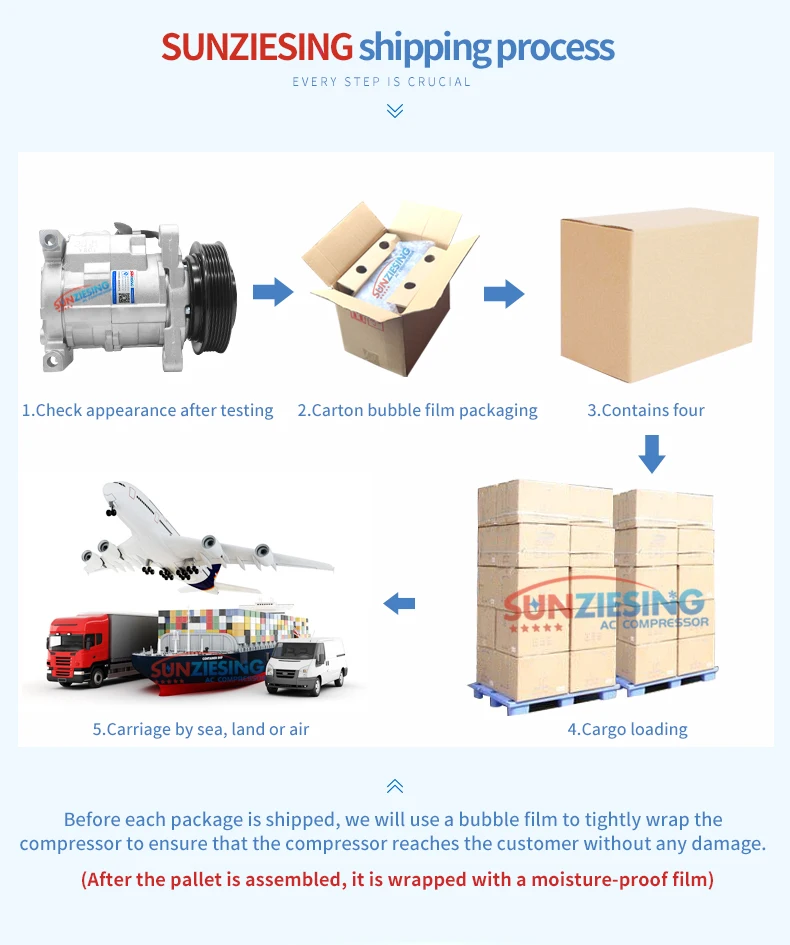 Ac Compressor for Hyundai SANTA FE 3.3L 2012-2017 977011U650 977011U600 ...